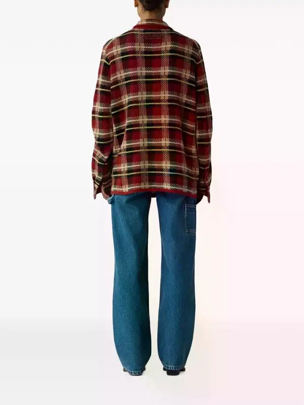 Guest In Residence Check-pattern Cashmere Shirt