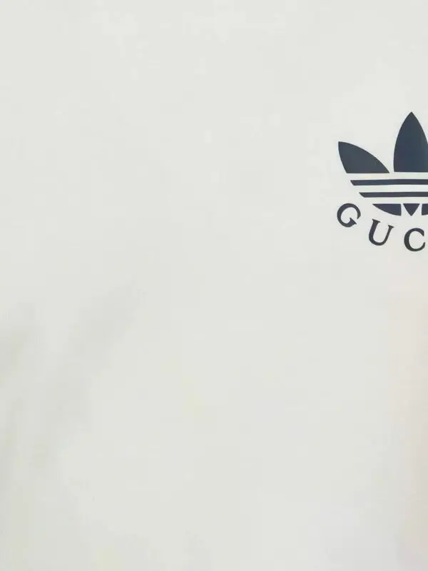 Gucci X Adidas Logo-print Short-sleeve T-shirt - White