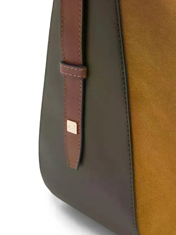 PIQUADRO Logo-plaque Laptop Tote Bag
