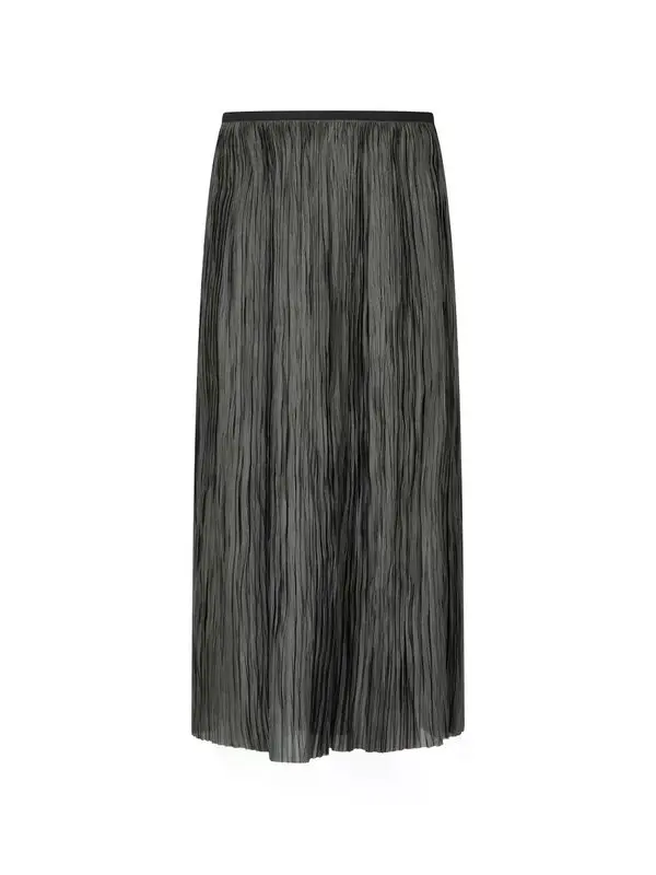 ROBERTO COLLINA Midi Pleated Crinkled Skirt
