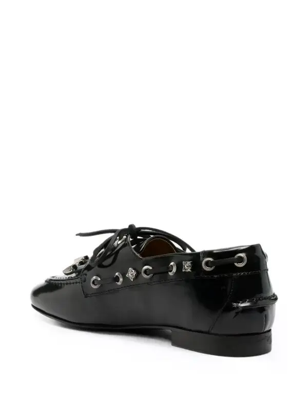 Toga Stud-embellished Derby Shoes