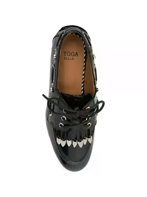 Toga Stud-embellished Derby Shoes