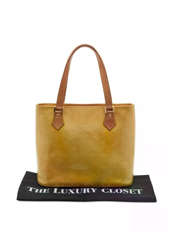 LOUIS VUITTON Houston Mango Monogram Tote Bag - Yellow