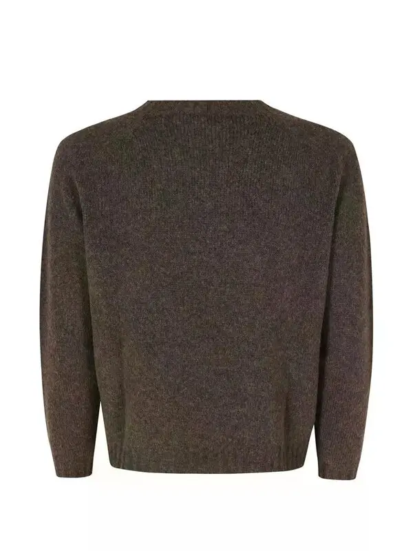 ROBERTO COLLINA Maglia Girocollo Camel Wool Jumper
