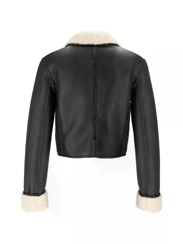Ermanno Scervino Embroidered Faux-shearling Jacket