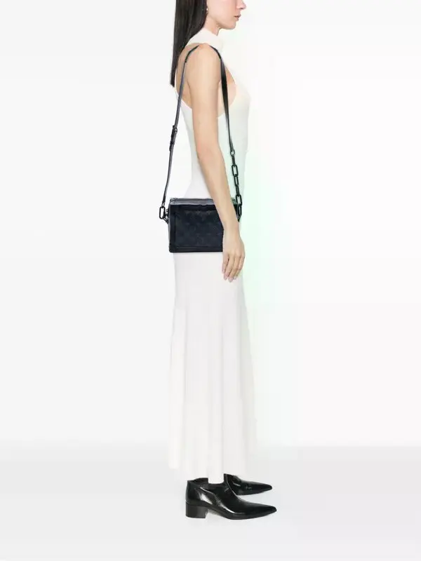 LOUIS VUITTON 2019 Monogram Eclipse Soft Trunk Crossbody Bag - Black