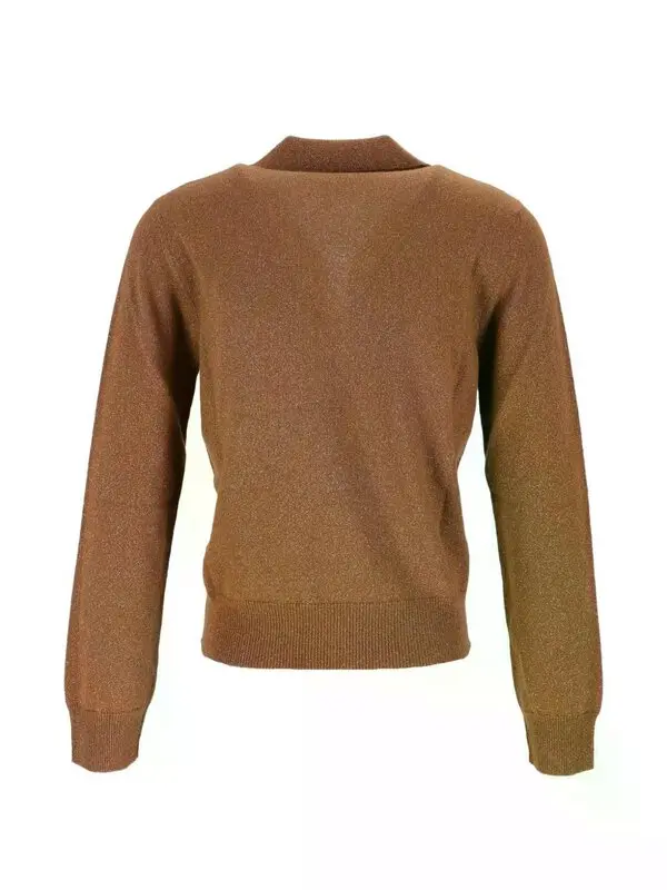 KANGRA V-neck Long-sleeve Polo Sweater