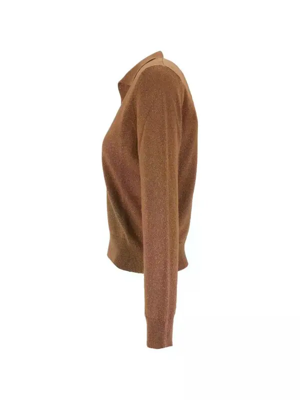 KANGRA V-neck Long-sleeve Polo Sweater