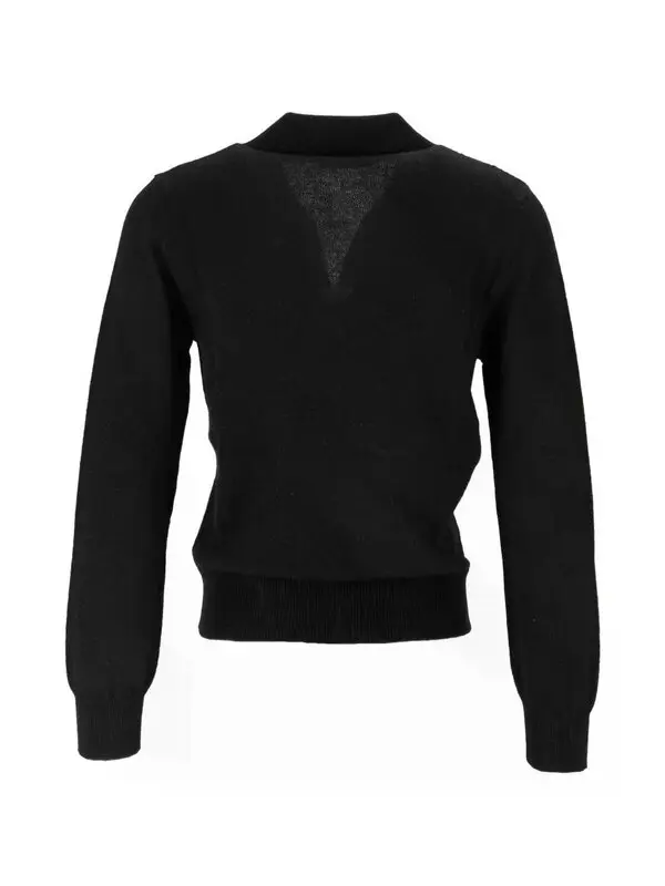 KANGRA V-neck Long-sleeve Polo Sweater