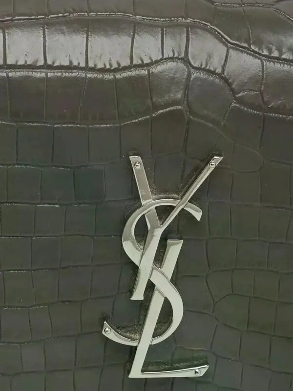 Saint Laurent 2019 Small Sunset Crocodile-embossed Cross Body Bag