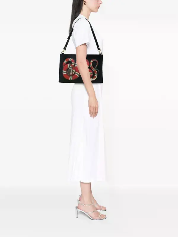 Gucci 2016-2026 Calfskin Kingsnake Shoulder Bag