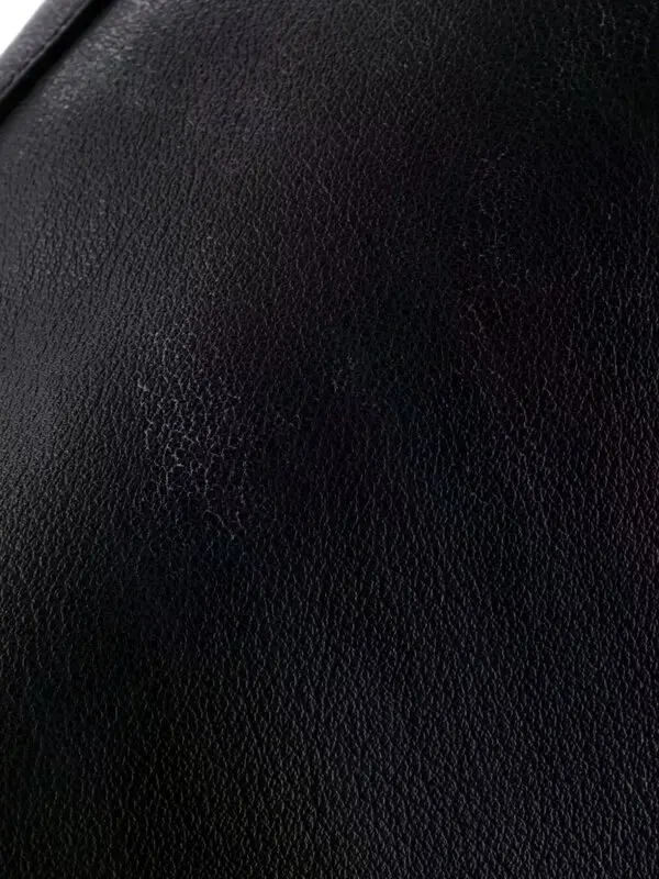 Saint Laurent Shopper Tote Leather Tall Shoulder Bag - Black