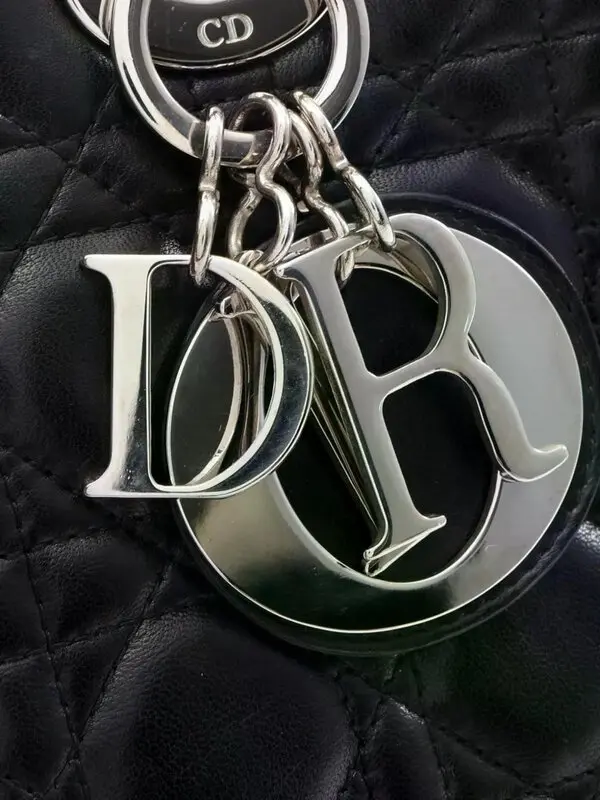 Dior 2000s Large Lady Cannage Two-way Handbag