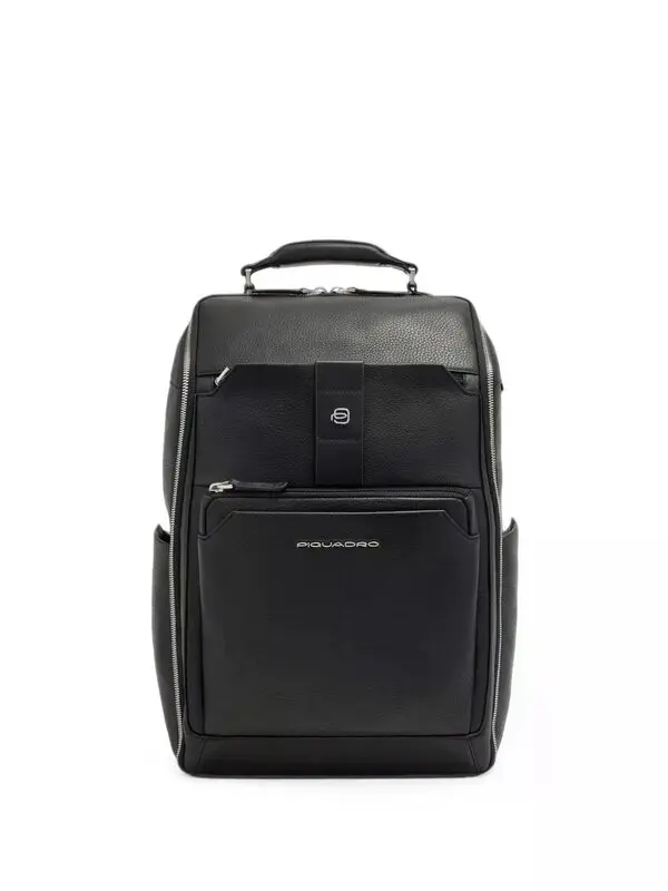 PIQUADRO Grained-leather Backpack