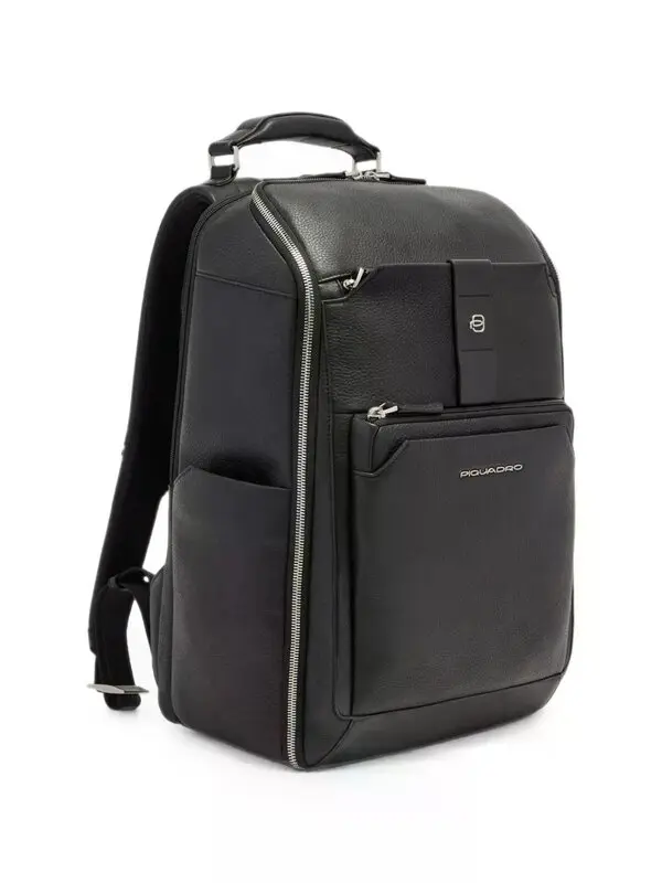 PIQUADRO Grained-leather Backpack