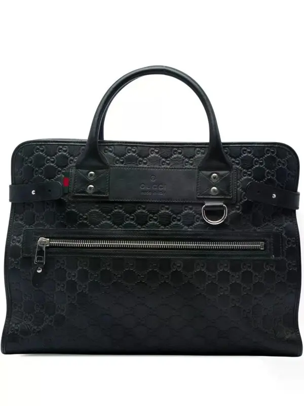 Gucci 2016-2026 Guccissima Web Business Bag