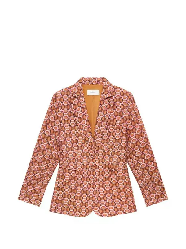 Malìparmi Graphic Orbit Chain-print Blazer