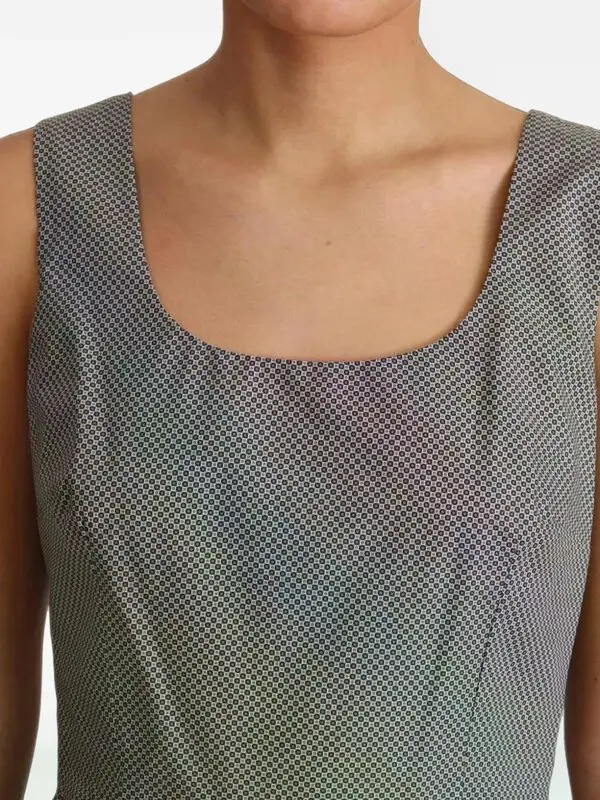 Dolce & Gabbana Geometric-pattern Midi Dress