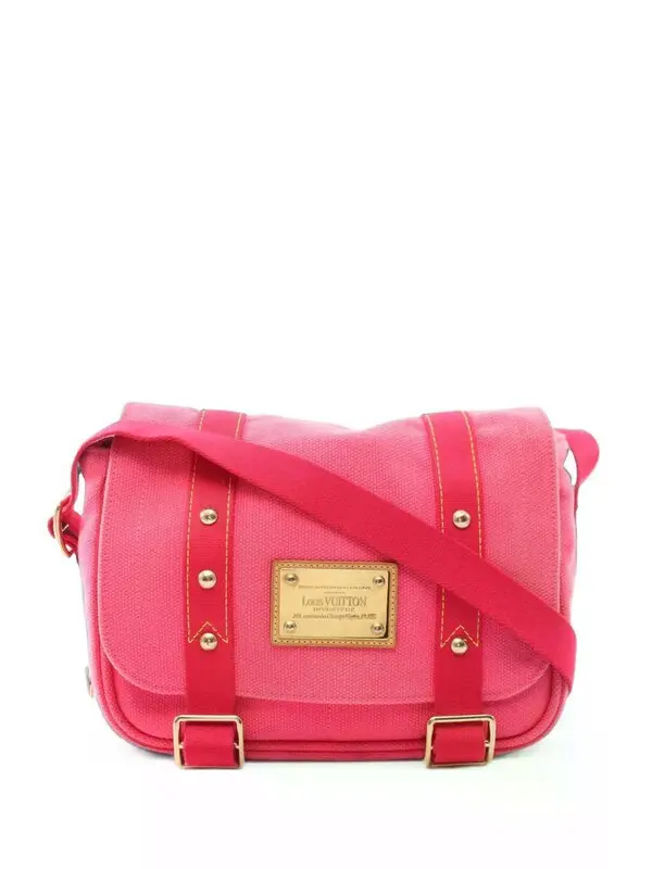 LOUIS VUITTON 2006 Pm Besace Cross Body Bag - Pink