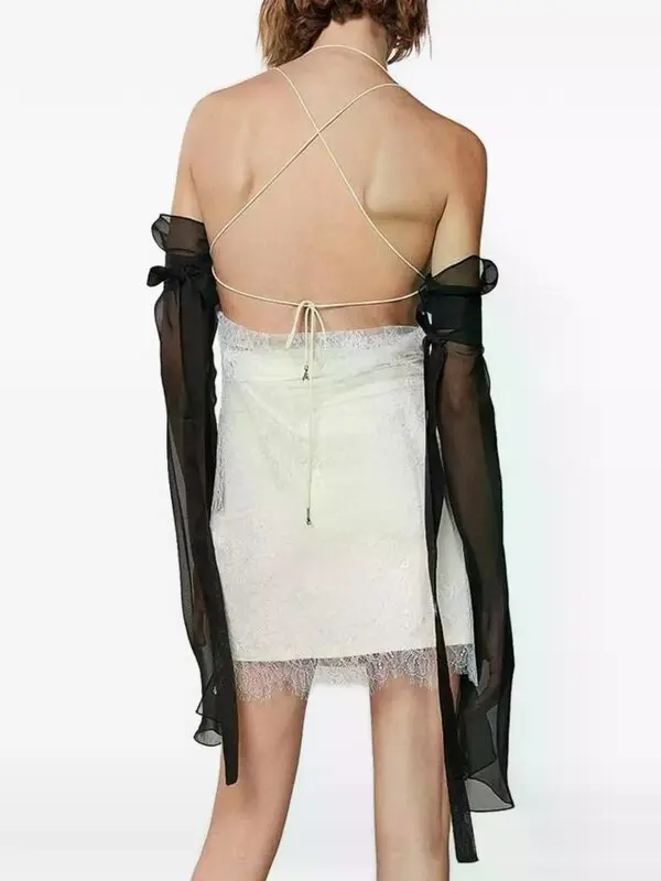 Patrizia Pepe Open-back Mini Dress