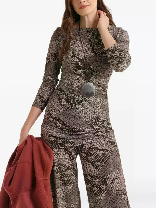 Malìparmi Mosaic Kimono T-shirt