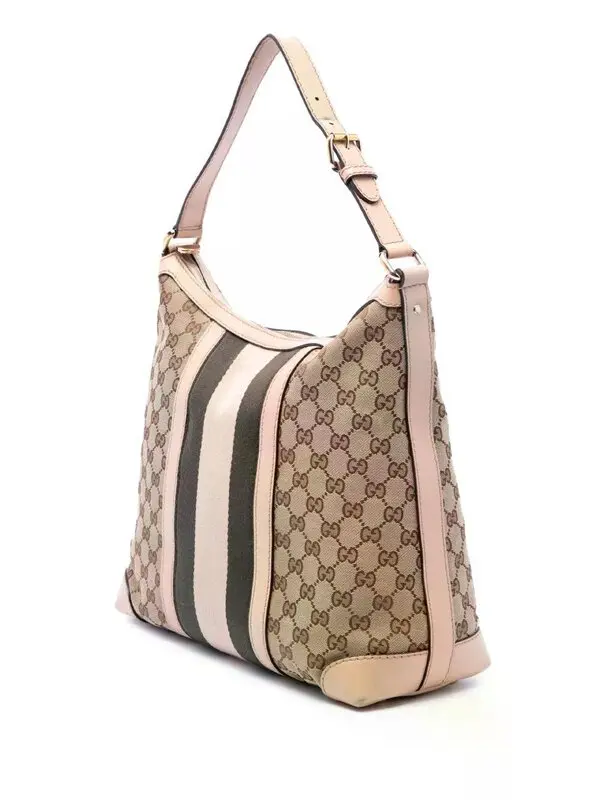 Gucci 2016-2026 Medium Gg Canvas Web Shoulder Bag