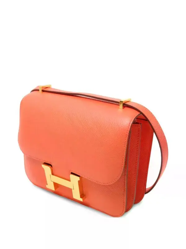 Hermès 2016 Mini Constance Cross Body Bag - Orange