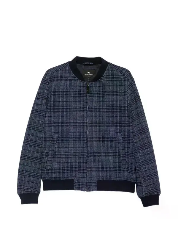 Etro Check-pattern Bomber Jacket