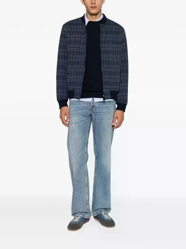 Etro Check-pattern Bomber Jacket