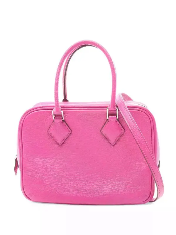 Hermès 2018 Mini Plume 20 Tote Bag - Pink