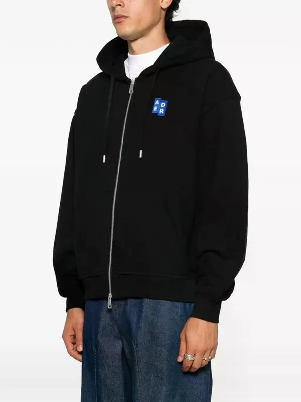 ADER ERROR Logo-patch Zip-up Hoodie
