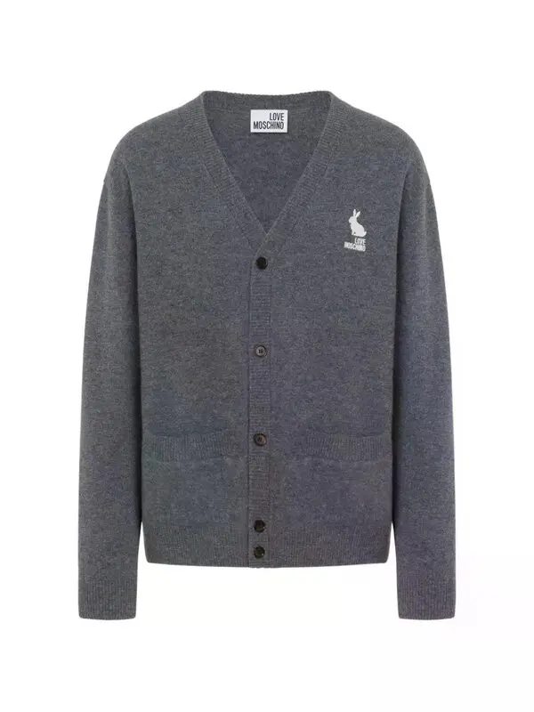 Moschino Rabbit-motif Wool Cardigan