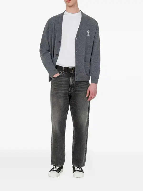 Moschino Rabbit-motif Wool Cardigan