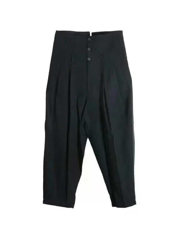 Yohji Yamamoto High-waisted Tapered Trousers