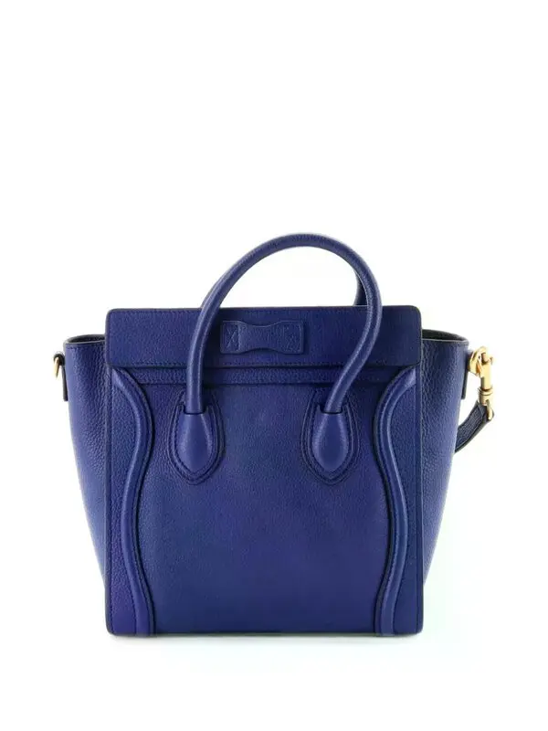 Celine Luggage Bag Grainy Leather Nano Crossbody Bag