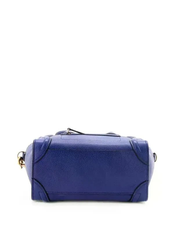 Celine Luggage Bag Grainy Leather Nano Crossbody Bag