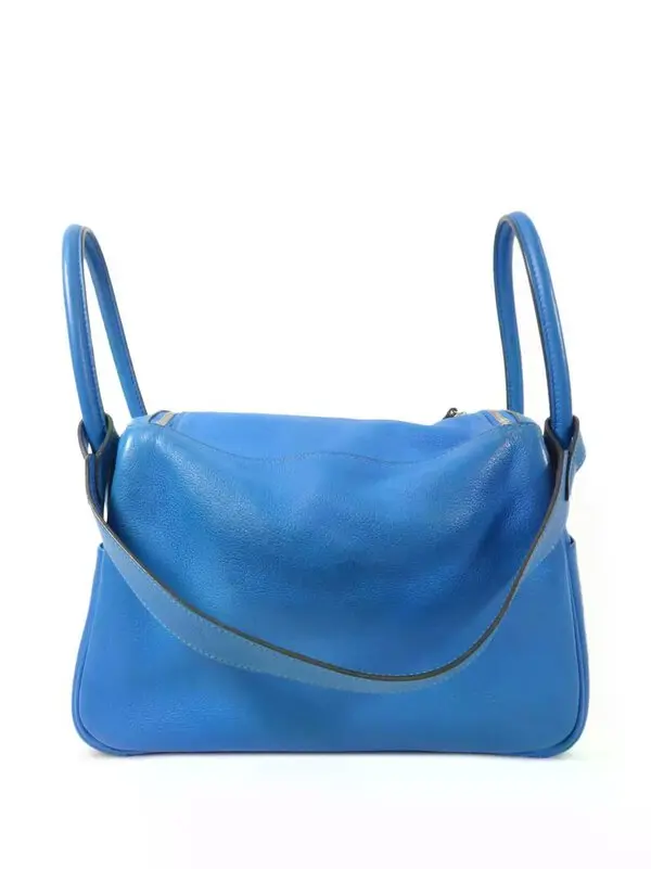 Hermès 2016 26 Lindy Leather Tote Bag - Blue