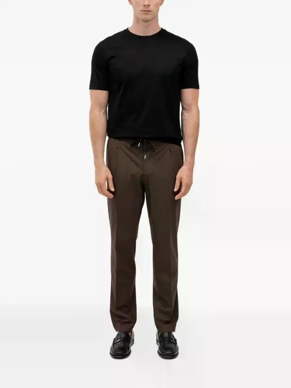 Hugo Slim-fit Pants In A Superflex Wool Blend