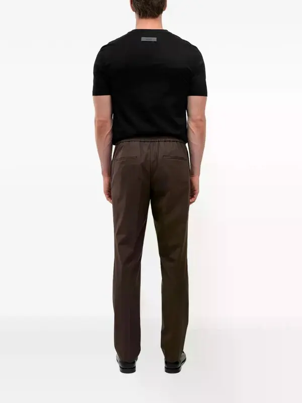 Hugo Slim-fit Pants In A Superflex Wool Blend