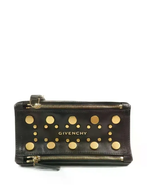 Givenchy Pandora Studded Clutch Bag - Black