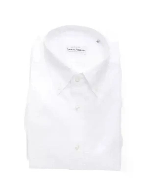 ROBERT FRIEDMAN Button-down Oxford Shirt - White