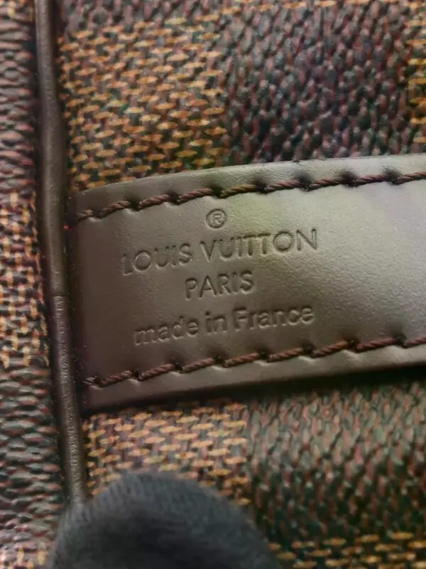 LOUIS VUITTON 2012 30 Speedy Bandoulière Damier Ebene Tote Bag