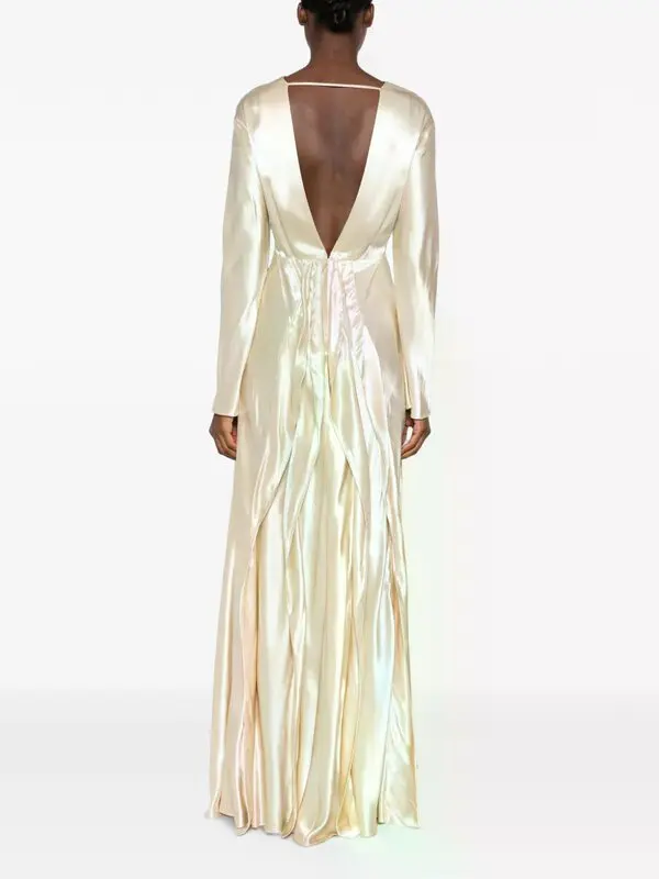 Erika Cavallini Open-back Maxi Dress