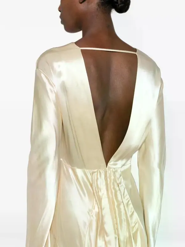Erika Cavallini Open-back Maxi Dress