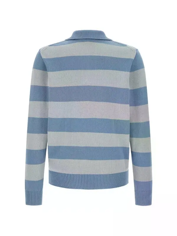 Lacoste Striped Long-sleeve Polo Shirt