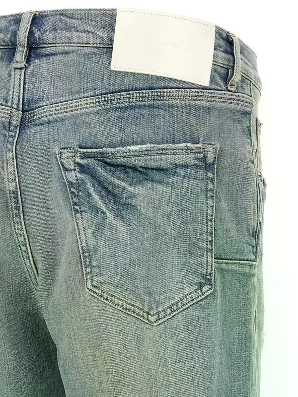 PURPLE BRAND P005 Distressed-effect Jeans