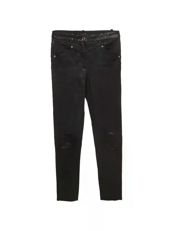 LOUIS VUITTON Skinny-fit Leather Trousers