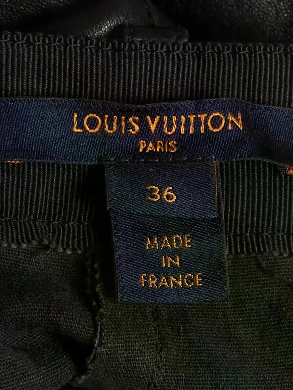 LOUIS VUITTON Skinny-fit Leather Trousers