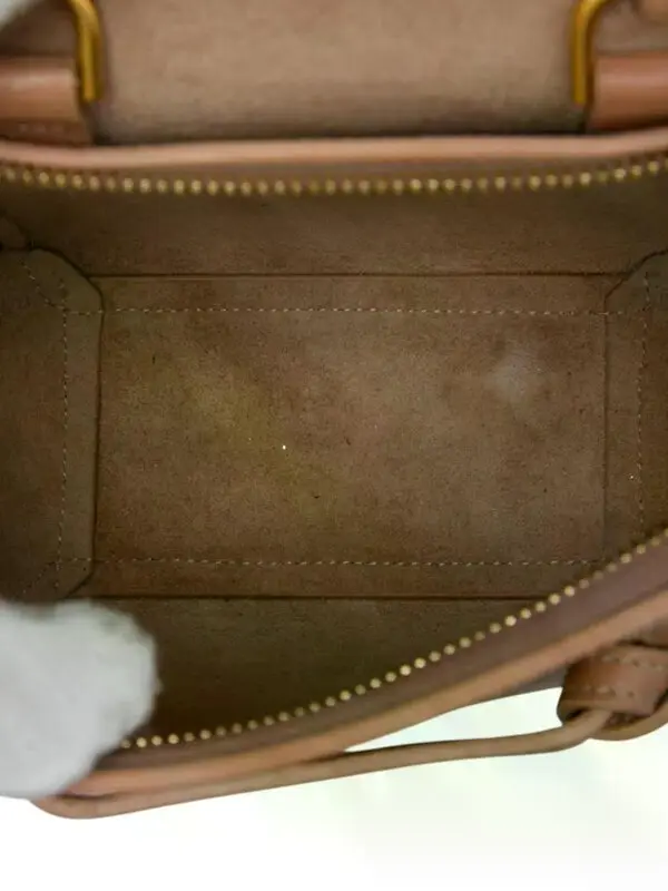 Celine 2020 Pico Grained Calfskin Belt Bag Satchel - Brown