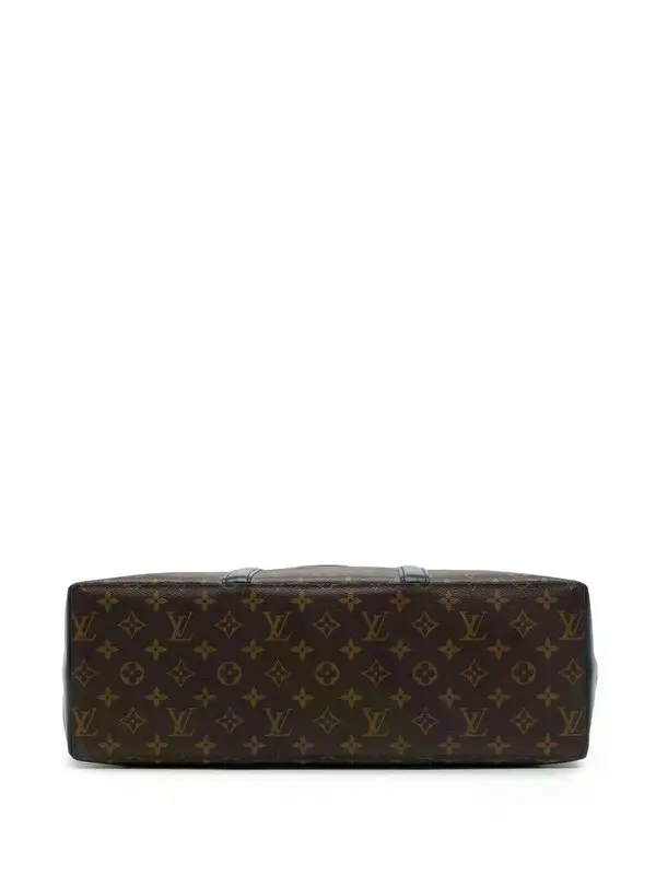 LOUIS VUITTON 2021-2026 Monogram Macassar Weekend Tote Gm Satchel